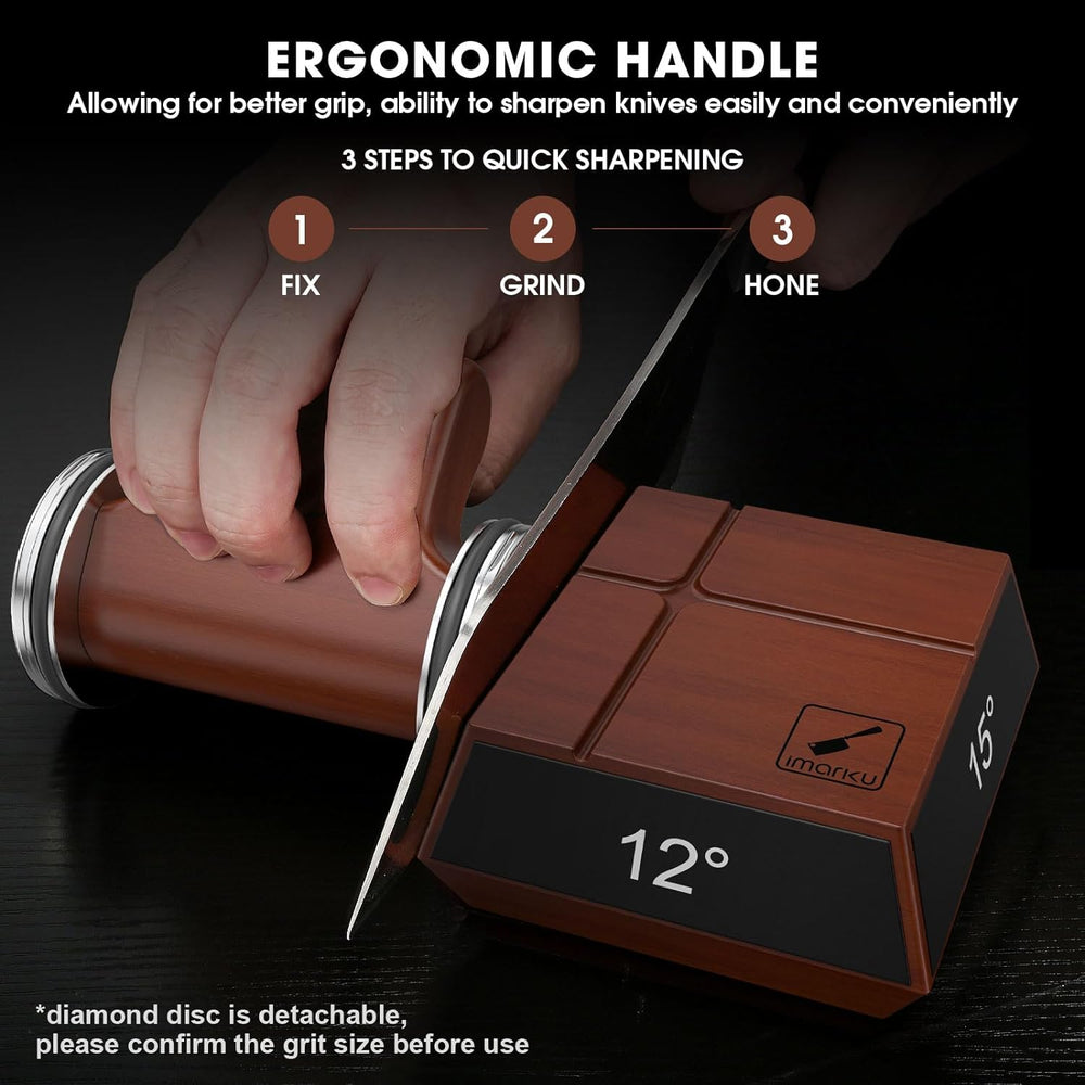 Imarku Rolling Knife Sharpener | All-Purpose Sharpening Tool | 12&13&15 ...