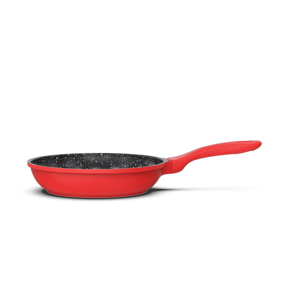 Imarku 16 Piece Red Nonstick Pots and Pans Set | Flora Series - IMARKU