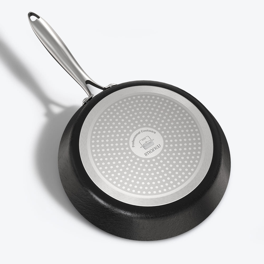 Aluminum Non-Toxic Cookware 3-Piece Non Stick Pans for Induction | Imarku